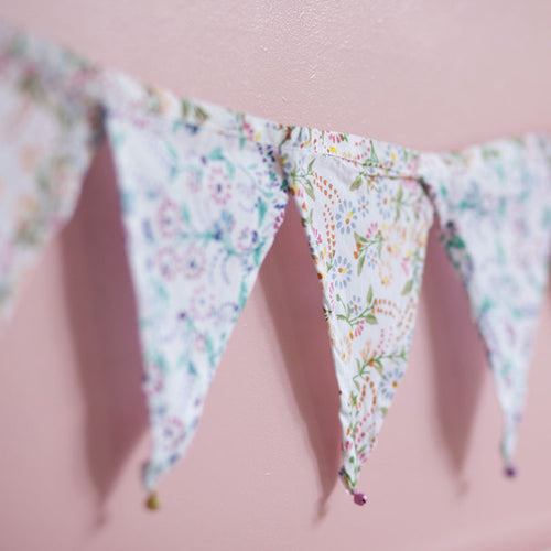 Buy Floral Bunting and Fabric Bunting From Lulu and Nat